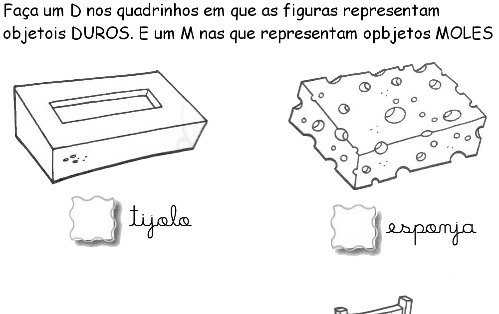 Atividades Pedagógicas: Atividade Consistência - Duro e Mole