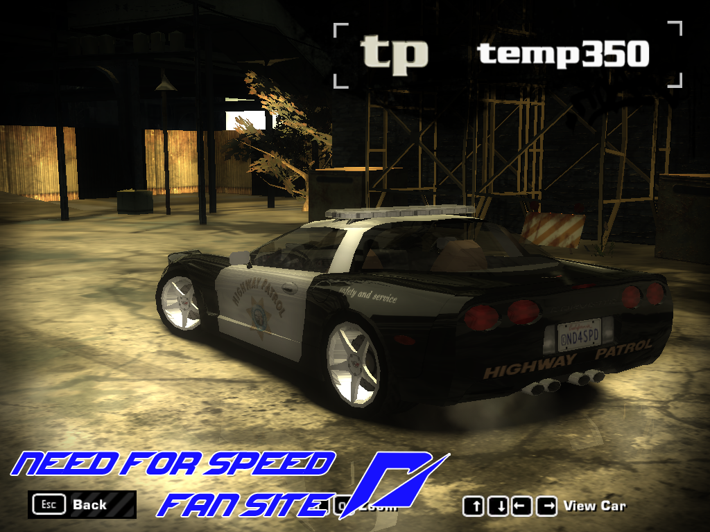 Chevrolet CHP Corvette C5 1997 | NFS GOIÁS