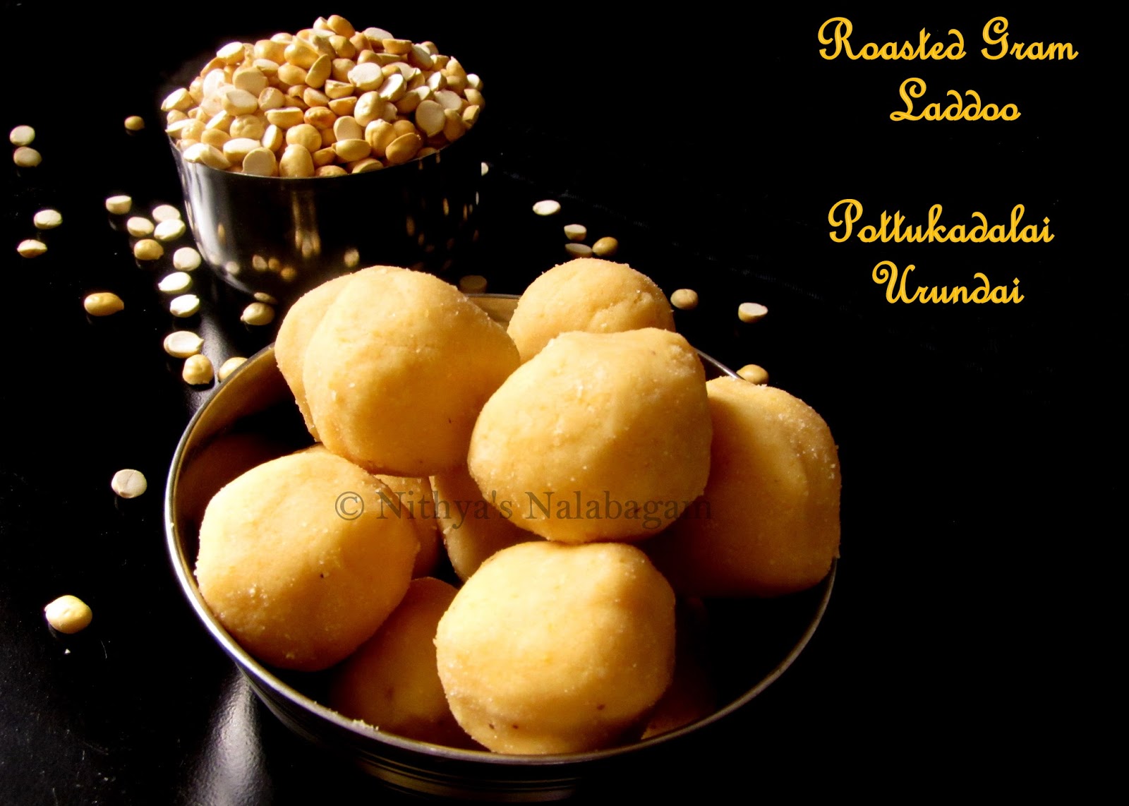 Pottukadalai Urundai | Maa Laddu |Nithya's Nalabagam