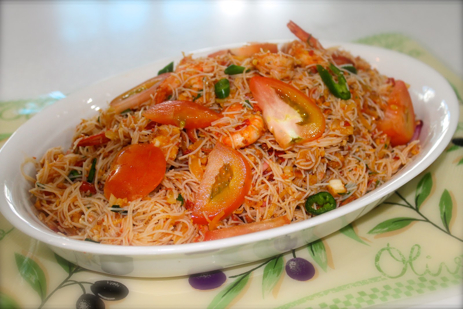ICookUMakan: Kerabu Mee Hoon (Rice Vermicelli)