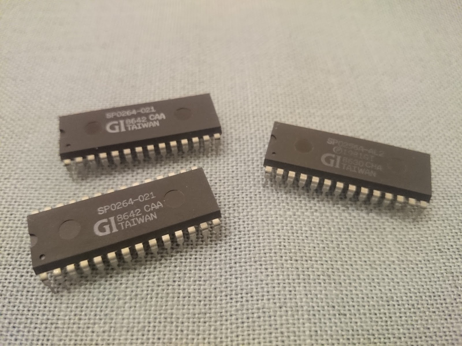 The SP0264, a newer variant of the 80's speech synthesis chip