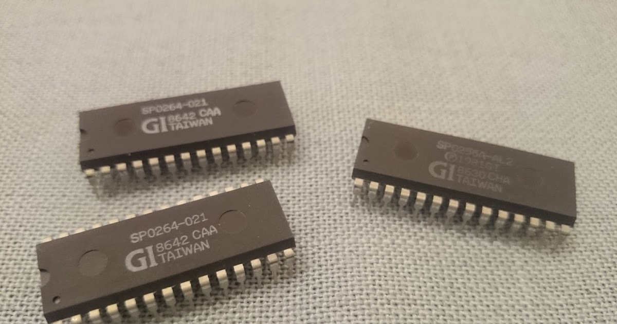 The SP0264, a newer variant of the 80's speech synthesis chip