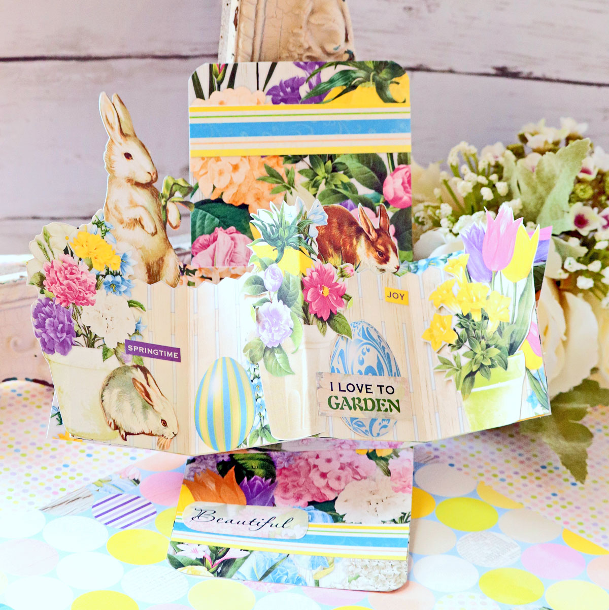 The BoBunny Blog: Springtime Pop-up Card Tutorial -features Cottontail ...