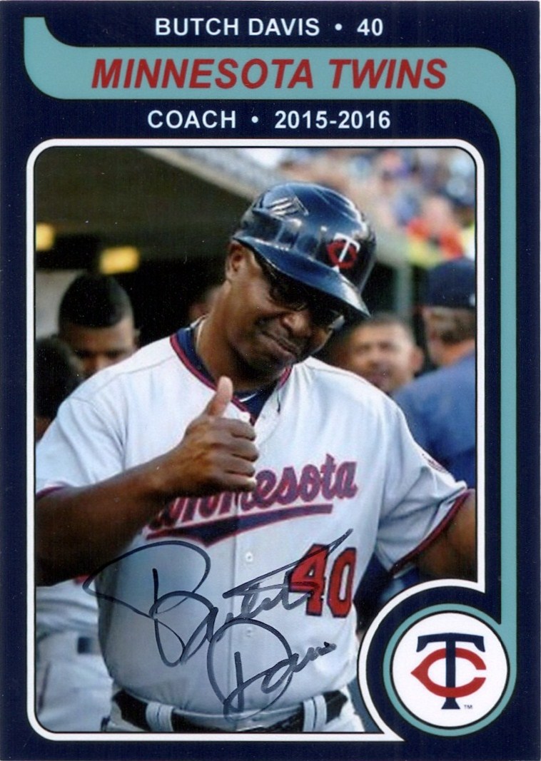 Minnesota Sports Autograph Project: BUTCH DAVIS