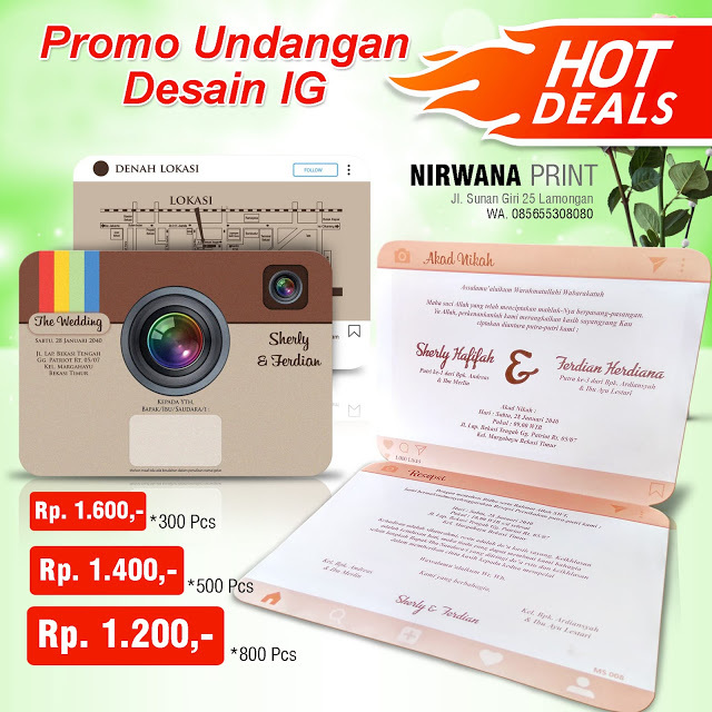 PROMO UNDANGAN INSTAGRAM SERIBUAN