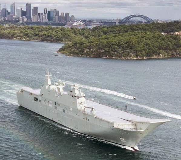 Canberra Class Landing Helicopter Dock Lhd - Type 075 Landing ...