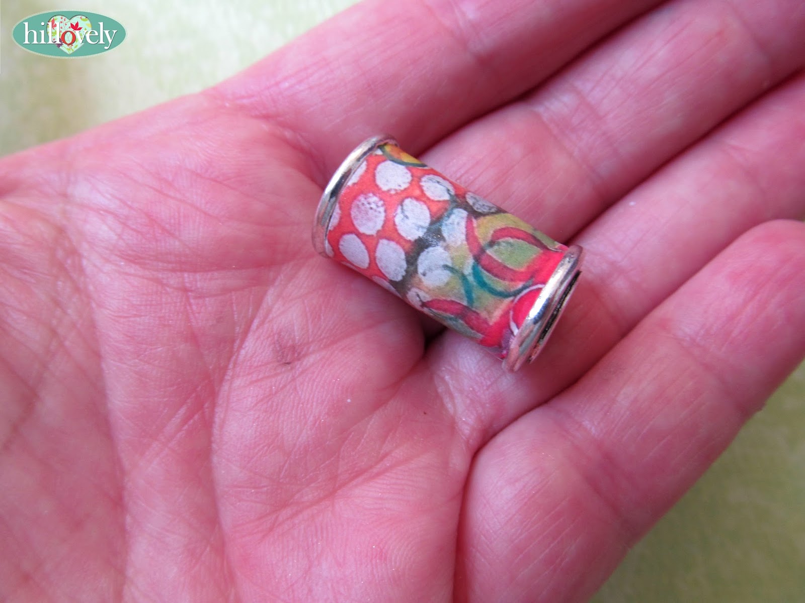 Hillovely: New metal tube bead,perfect for polymer clay.