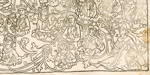 Macro-Typography: Baum: An Early Family Tree