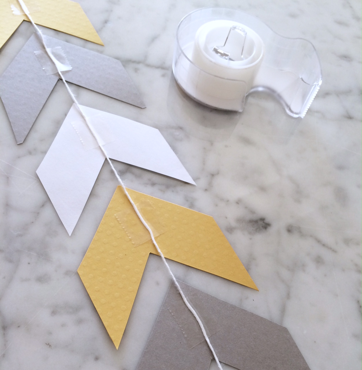 DIY Chevron Bunting Banner - Harlow & Thistle