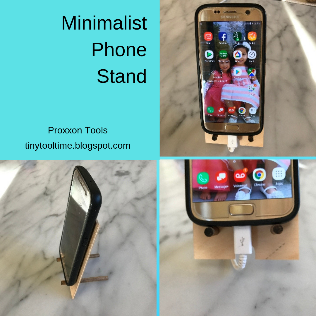 Tiny Tool Time: How to Make a Minimalist Phone Stand
