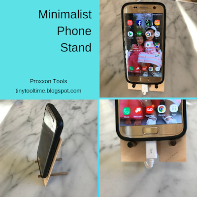 Tiny Tool Time: How to Make a Minimalist Phone Stand