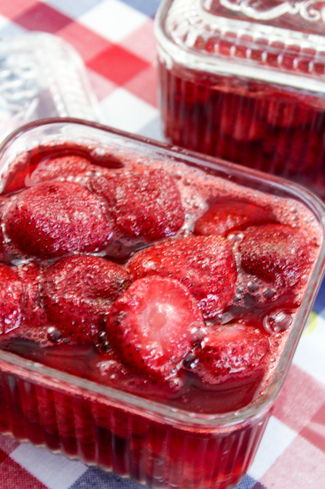 Slow Roasted Fresh Strawberries