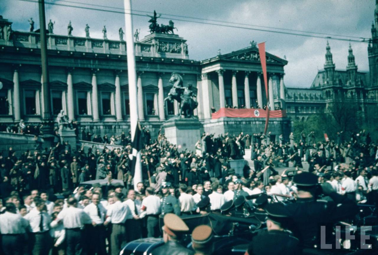 17 Color Photographs of the Anschluss in 1938 ~ Vintage Everyday