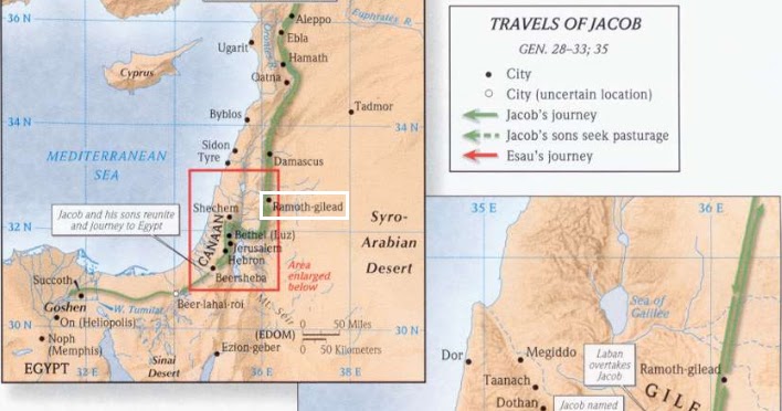 Full Moon: Jegar Sahadutha (Ramoth Gilead),Galeed and Mizpah