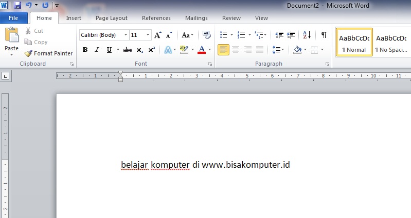 Yuk Belajar Menggunakan Microsoft Word Untuk Dari Dasarnya - Bisa Komputer