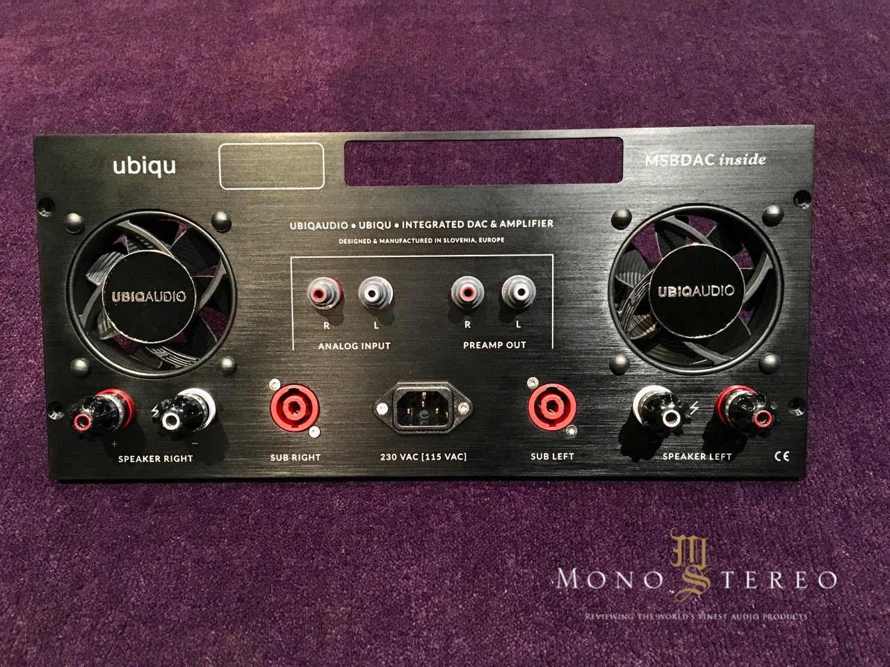 Ubiq Audio Ubiqu ultimate integrated amplifier – M & S | Ultimate High ...