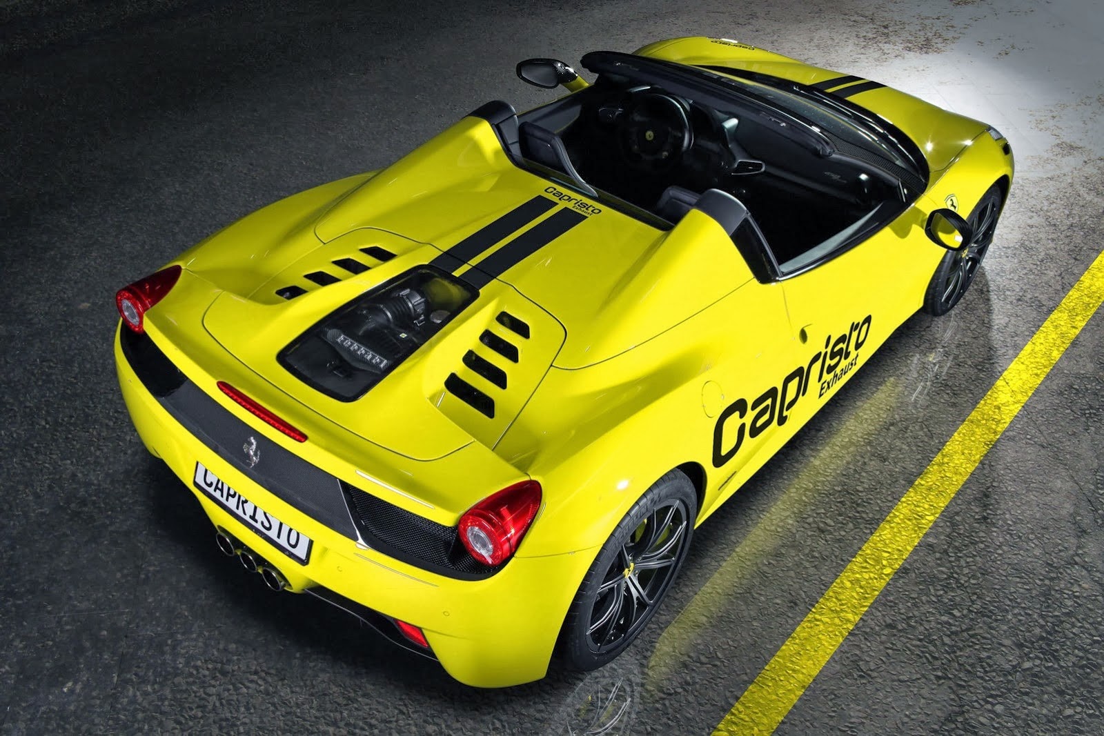 Capristo Redesign Ferrari 458 Spider Engine Window