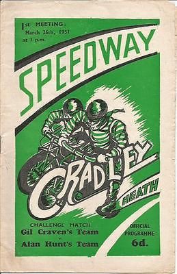Speedway Archive: 1951 Timeline March