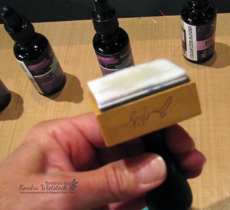 Kendra's Paper Creations: Tutorial: Spectrum Noir Ink Refills & Gina K ...