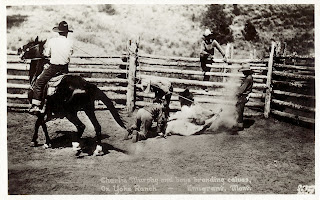 A drifting cowboy: Ox Yoke Dude Ranch & cowboy furniture