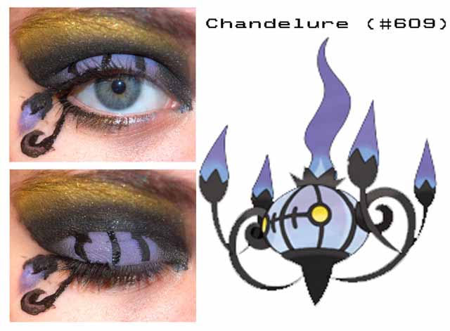 PACROID: Pokemon Eyeshadow Designs