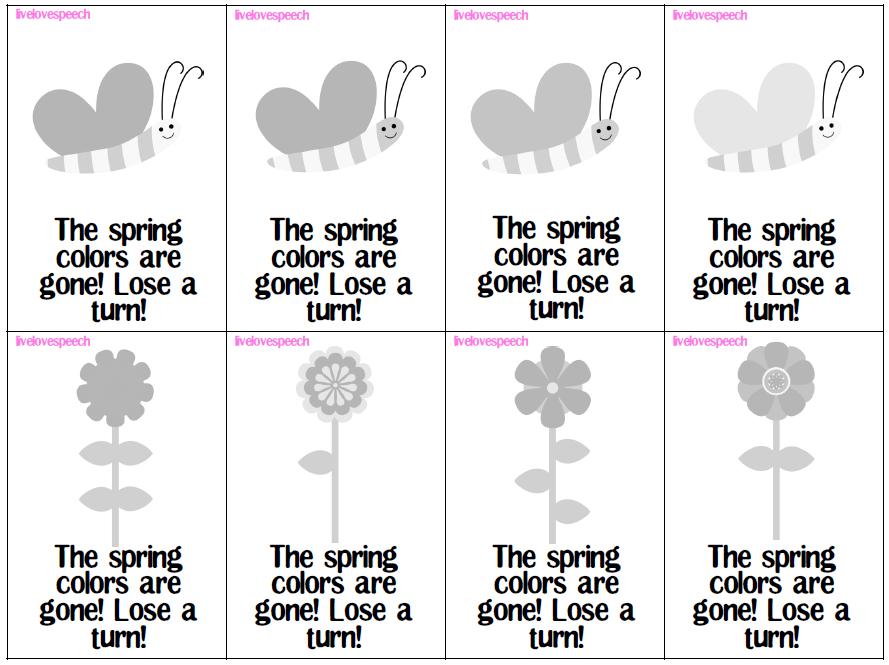 Live Love Speech: Spring Activities and a {FREEBIE}