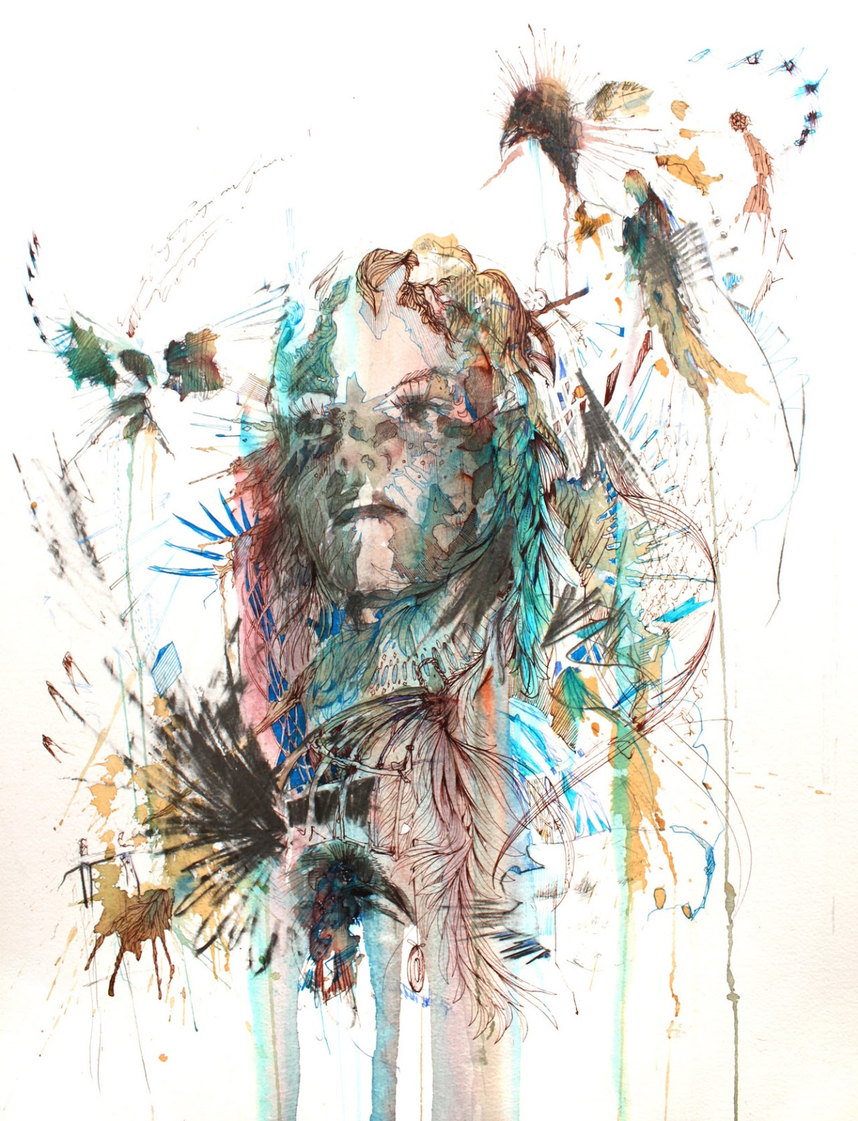 Carne Griffiths, 1973 | Abstract / Portrait painter / Illustrator ...
