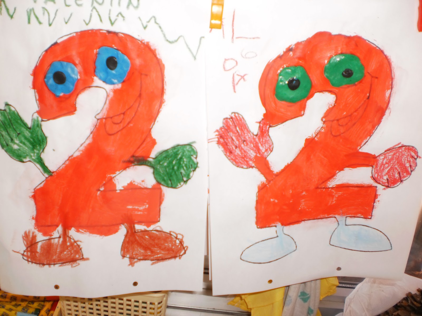 EL LAPIZ: Pintamos el Número 2