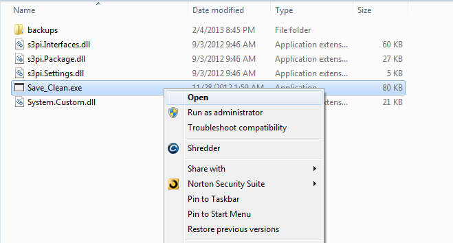 Save Cleaner Tool Tutorial