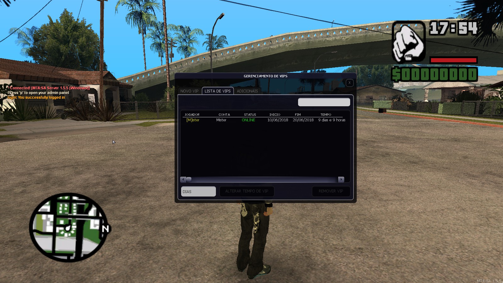 Painel VIP com Gerenciamento de Tempo - MTA Brasil