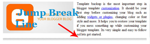 Blogging Tips: What Is Jump Break And How To Add Jump Break In A Blog ...