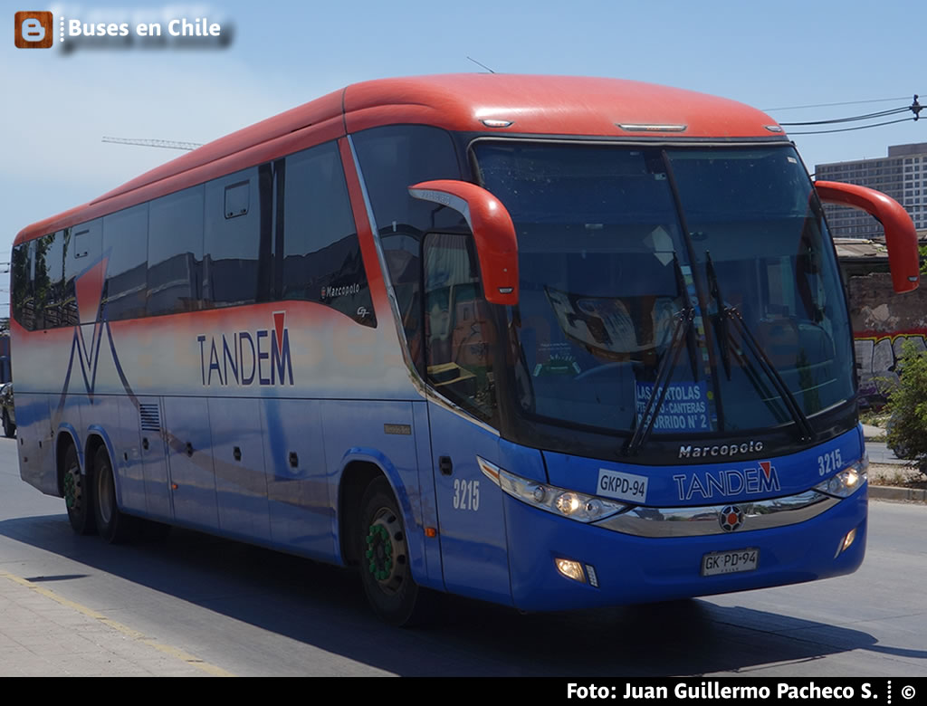 Buses en Chile | Juan Guillermo Pacheco S.: Tandem | N° 3215.-