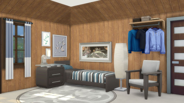 Corporation "SimsStroy": The Sims 4. Sloping ceiling.