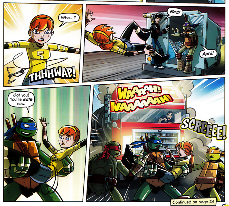 Donnie And April Comic