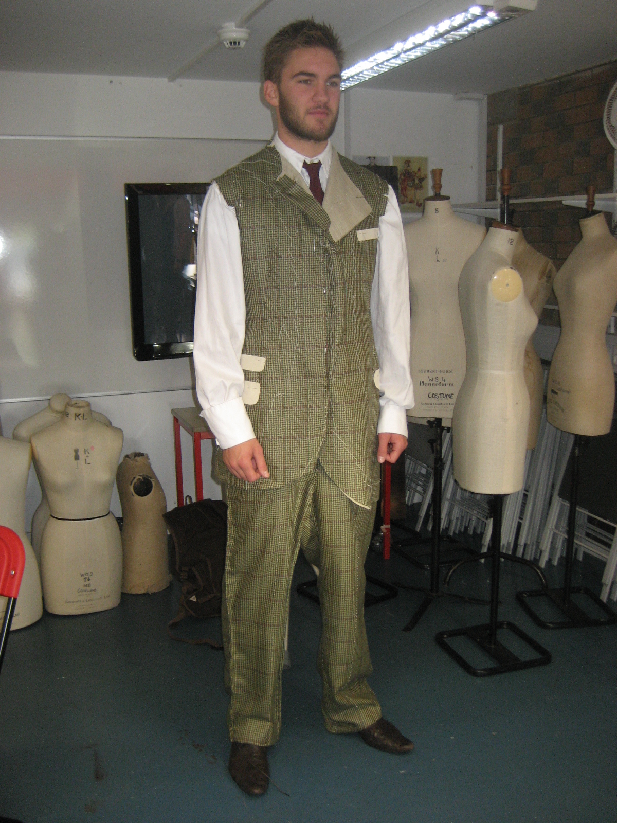 Rosebud Costume Blog: Narrator first fitting