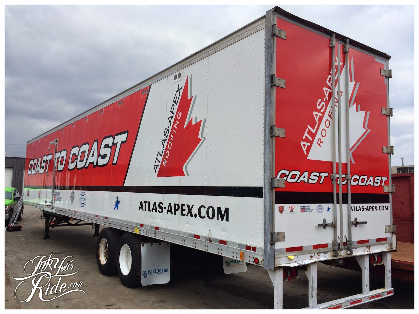 Atlas Apex Tractor Trailer - Eminent Custom Graphics inc.