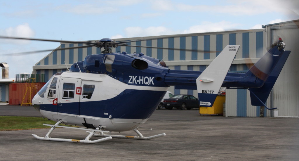 NZ Civil Aircraft: BK117 ZK-HQK