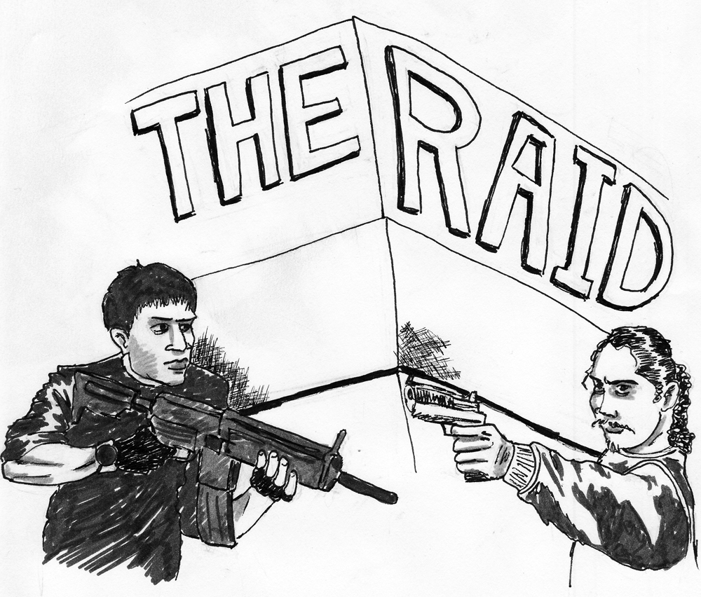 Sketched Screenings: The Raid