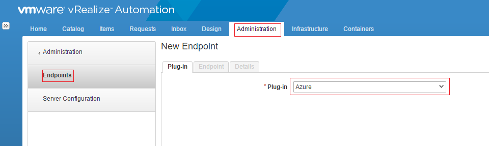 -: vRA Integration with Microsoft Azure