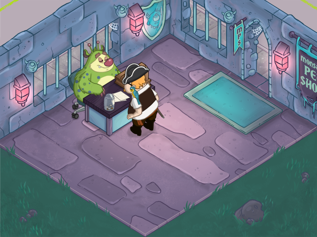 My Monster Pet Shop: Shop Exterior & Interior