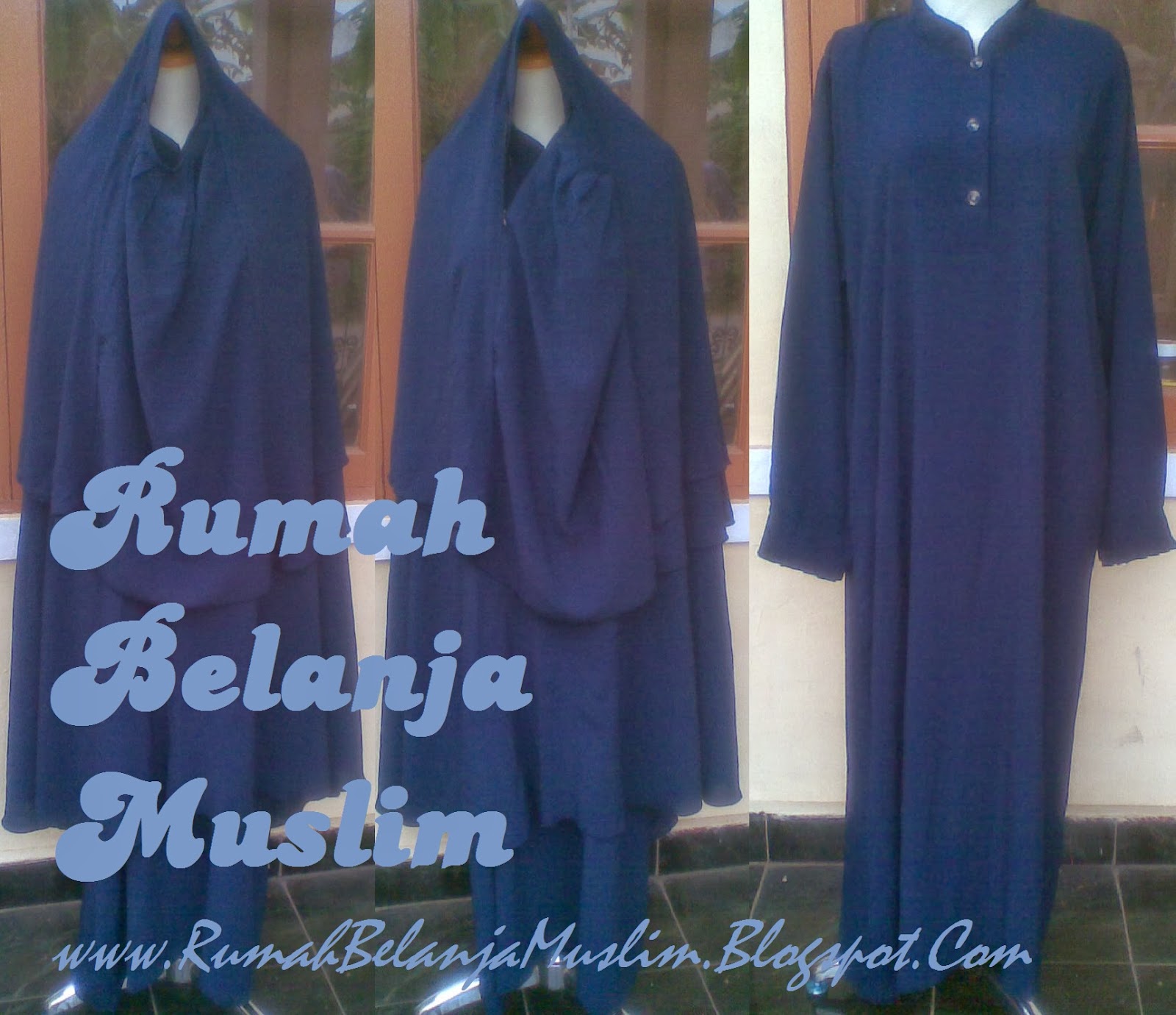 RUMAH BELANJA MUSLIM: Gamis Muslimah Model Cadar Ritz Safar