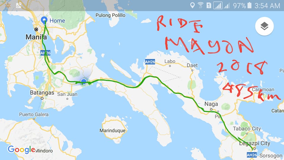 Manila to Bicol and back in 72 hours