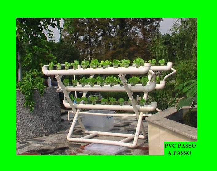 PVC PASSO A PASSO: Hidroponia vários modelos