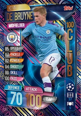 Trading Card Hub.UK: Match Attax Extra 2019-2020 100 Club Set