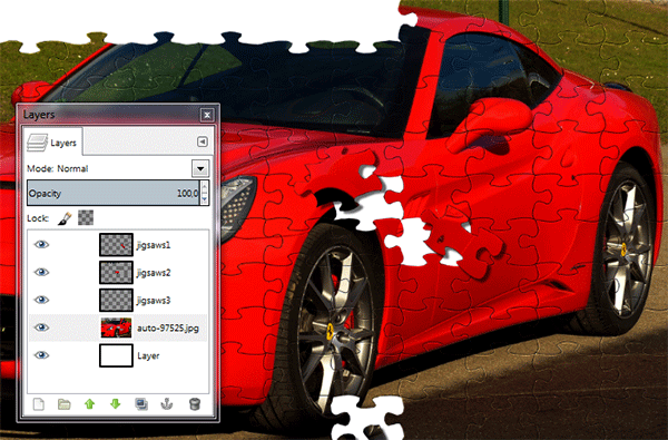 Trikmudah: Cara Membuat Puzzle Di GIMP