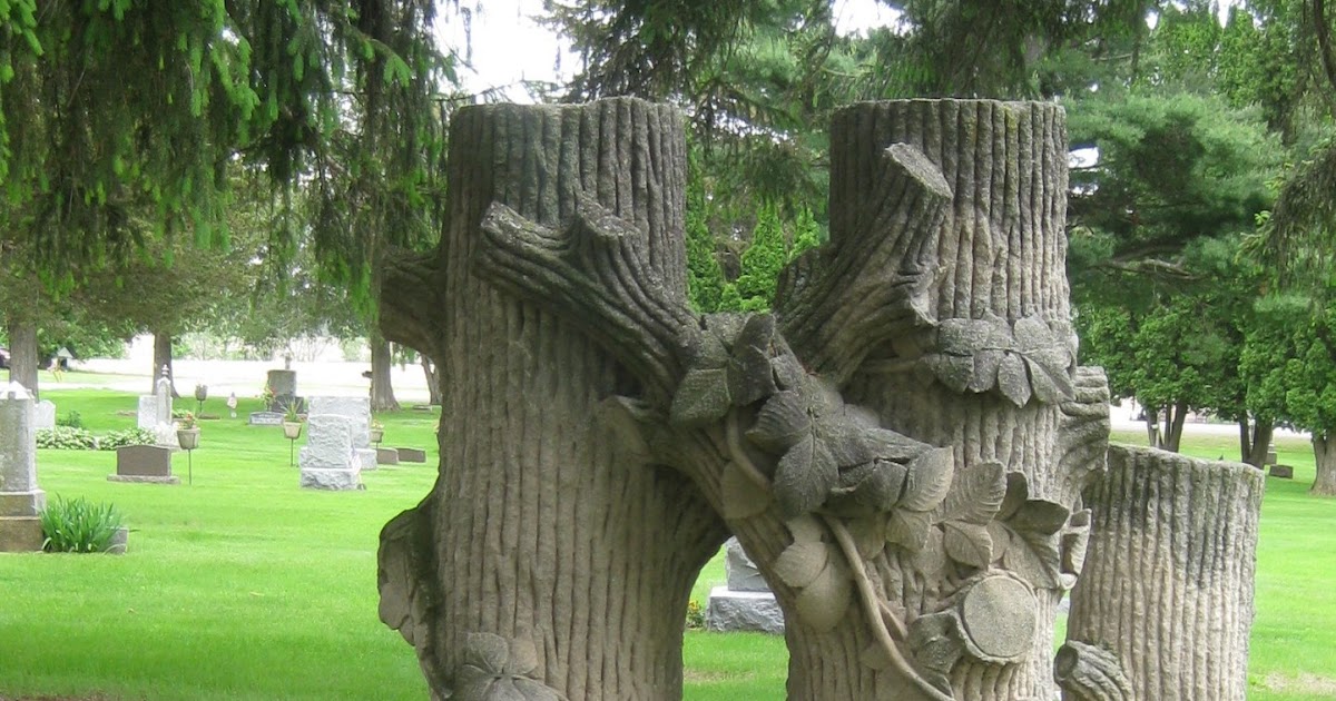 Detritus of Empire: Tree Shaped Tombstones - Some local oddities