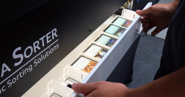 Card Sorting Machine:This robot automatically sorts and prices cards ...