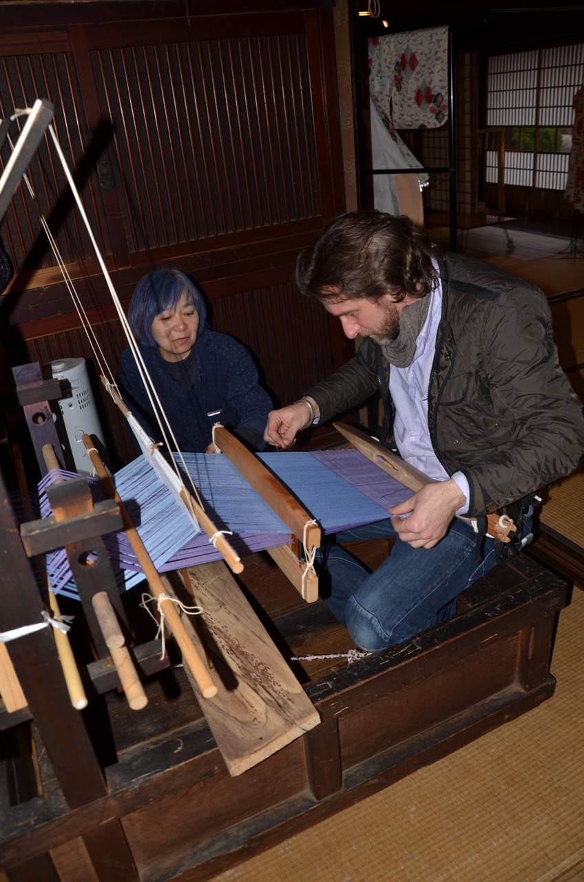 Japanese Textile Workshops 日本のテキスタイル ワークショップ: Backstrap Rag Weave Luxury.