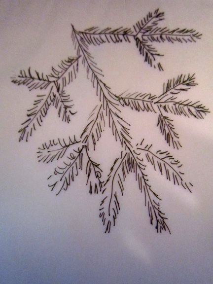 Barbara Strobel Lardon Art quilts: Pine Needles