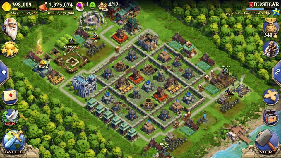Some Popular Gunpowder Age Base Layouts - DomiNations Guides